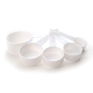 norpro measuring cups, set of 5, white