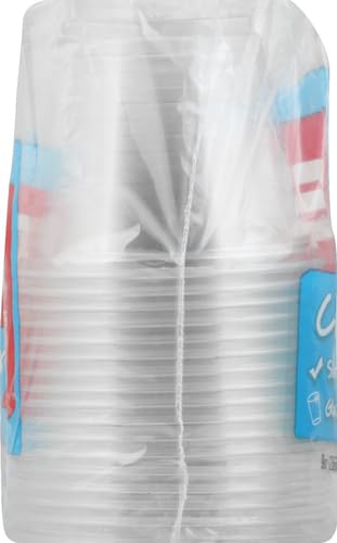 Solo Clear Plastic Cups, 9 oz, 40 ct