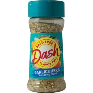 dash salt-free seasoning blend, garlic & herb, 2.5 ounce