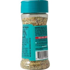 Dash Salt-Free Seasoning Blend, Garlic & Herb, 2.5 Ounce