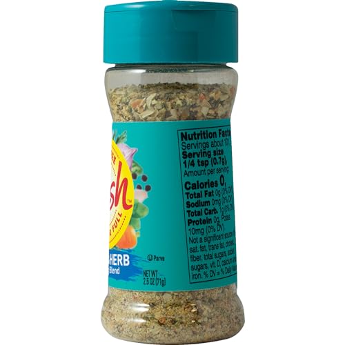 Dash Salt-Free Seasoning Blend, Garlic & Herb, 2.5 Ounce