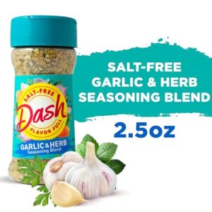 Dash Salt-Free Seasoning Blend, Garlic & Herb, 2.5 Ounce