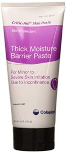 coloplast critic-aid skin paste skin protectant thick moisture barrier paste, 6 ounce (each) item 1947