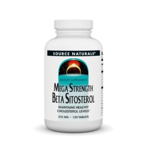 source naturals mega strength beta sitosterol 375mg - 120 tablets