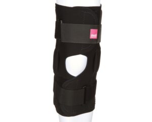 medi hinged neoprene knee brace best for weak, sore, or misalignment injuries