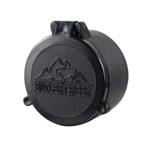 butler creek flip-open eyepiece scope cover, size 16 (1.66-inch, 42.2mm) , black