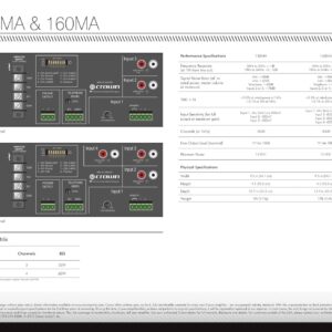 Crown 135MA Three-input, 35-Watt Mixer/Amplifier