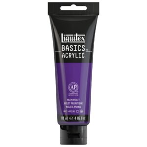 liquitex basics acrylic paint, 118ml (4-oz) tube, prism violet