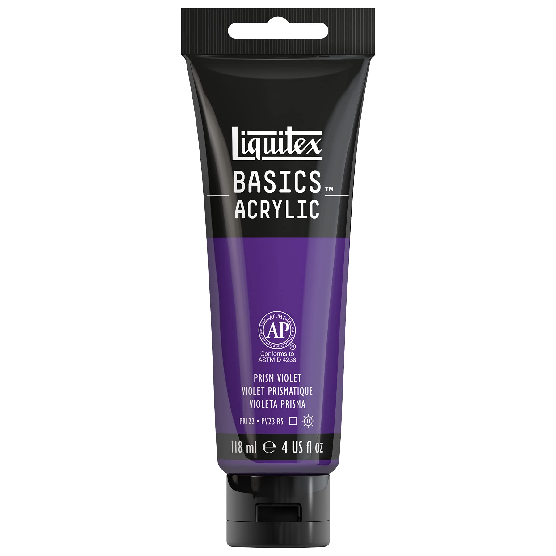 Liquitex BASICS Acrylic Paint, 118ml (4-oz) Tube, Prism Violet