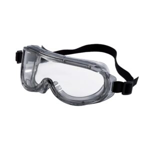 3m professional goggle, clear lens provides excellent visibility, impact-resistant, blocks 99.9% of uv, indirect ventilation reduces fogging, accommodates some personal eyewear (91264h1-dc)