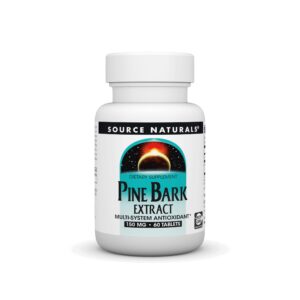 source naturals - pine bark extract 150mg - 60 tablets - multi system antioxidant*