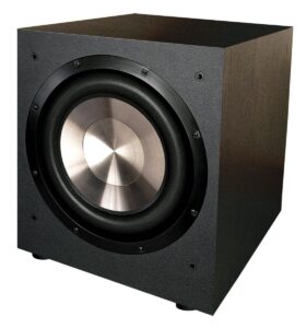 bic america f12 12-inch 475-watt front firing powered subwoofer