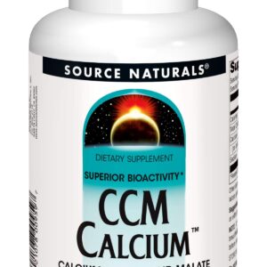 Source Naturals Citrate Malate Calcium Calcium, 120 CT