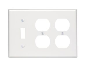 leviton 88047 wh wp 3g 1tgl 2dup std size