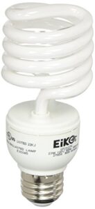 eiko sp23/27k 23w 120v 2700k spiral shaped halogen bulbs