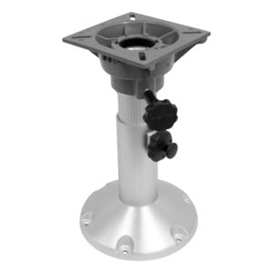 wise 8wp21-18s boat seat pedestal, adjustable height from 12" to 18", with standard seat mount