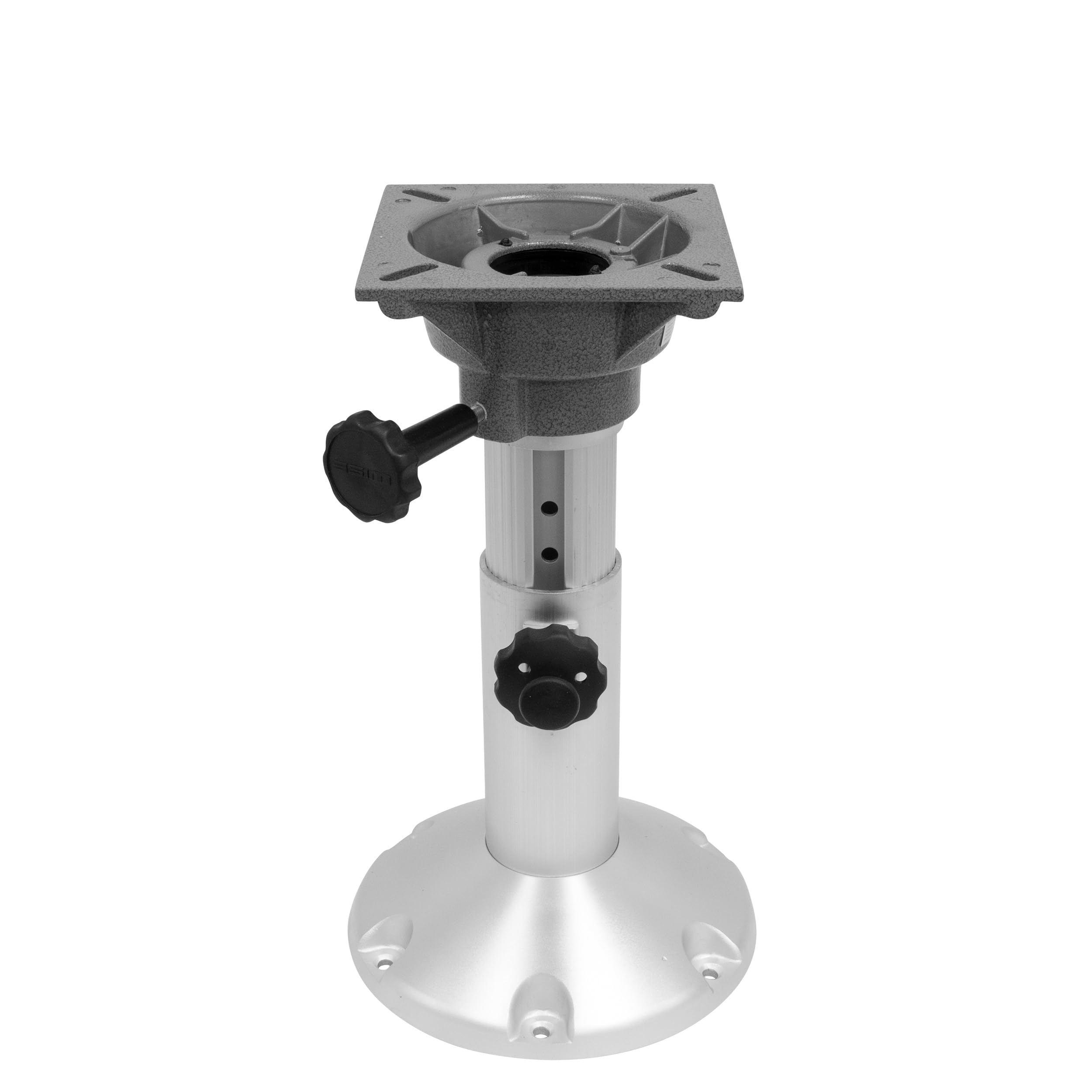 Wise 8WP21-18S Boat Seat Pedestal, Adjustable Height from 12" to 18", with Standard Seat Mount