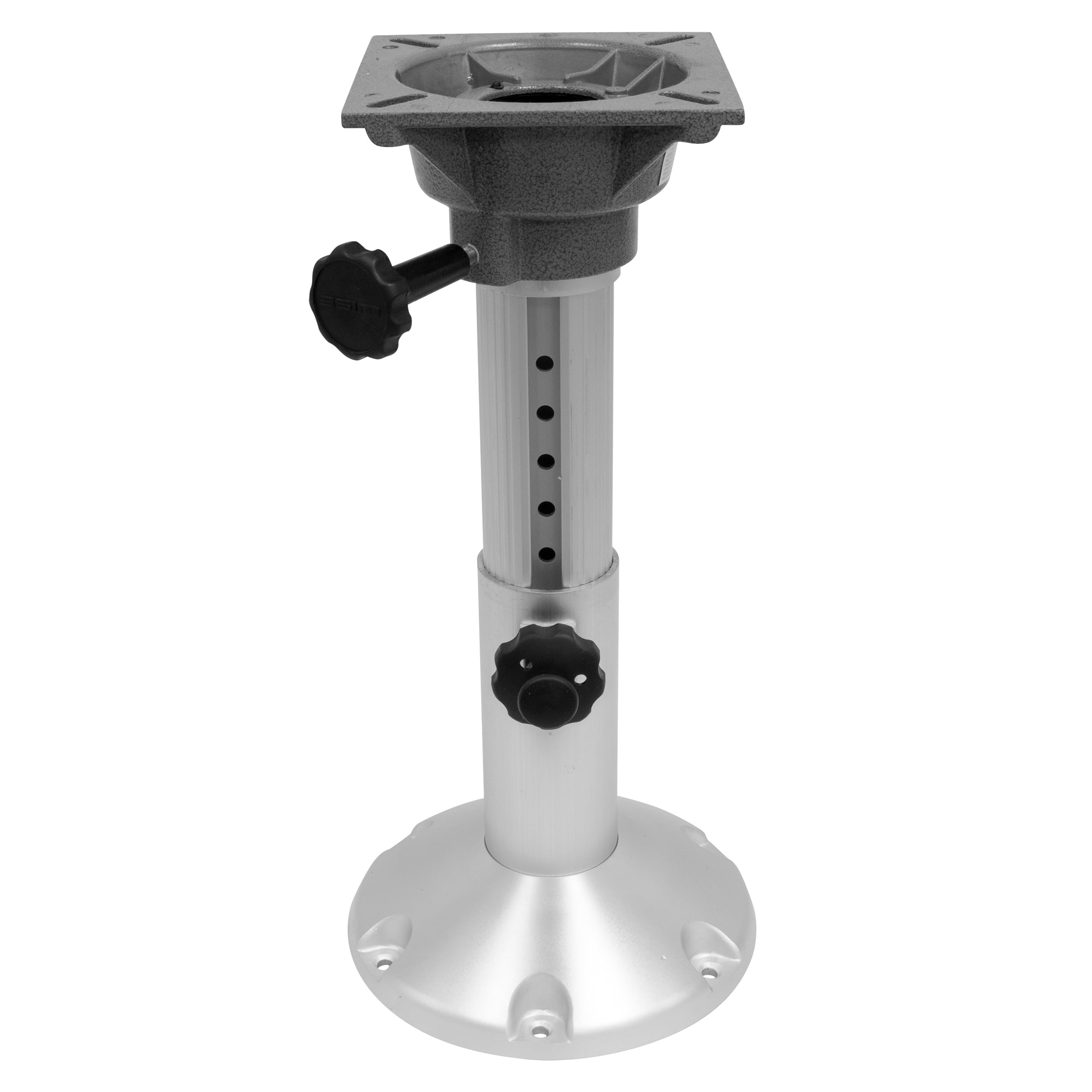 Wise 8WP21-18S Boat Seat Pedestal, Adjustable Height from 12" to 18", with Standard Seat Mount