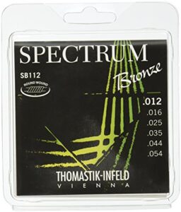 thomastik sb112 spectrum bronze guitar set med-light