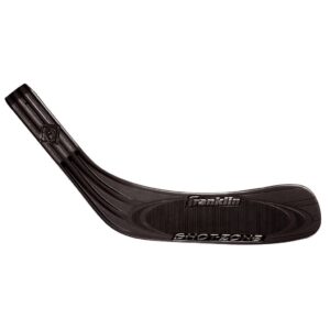 franklin sports hockey stick replacement blade - left handed - nhl - black, senior