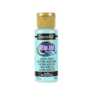 decoart spa blue, americana acrylic paint, 2 ounces