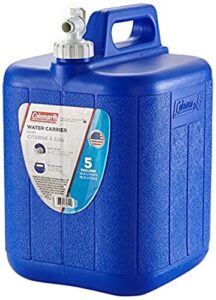 coleman 5 gallon water carrier , blue