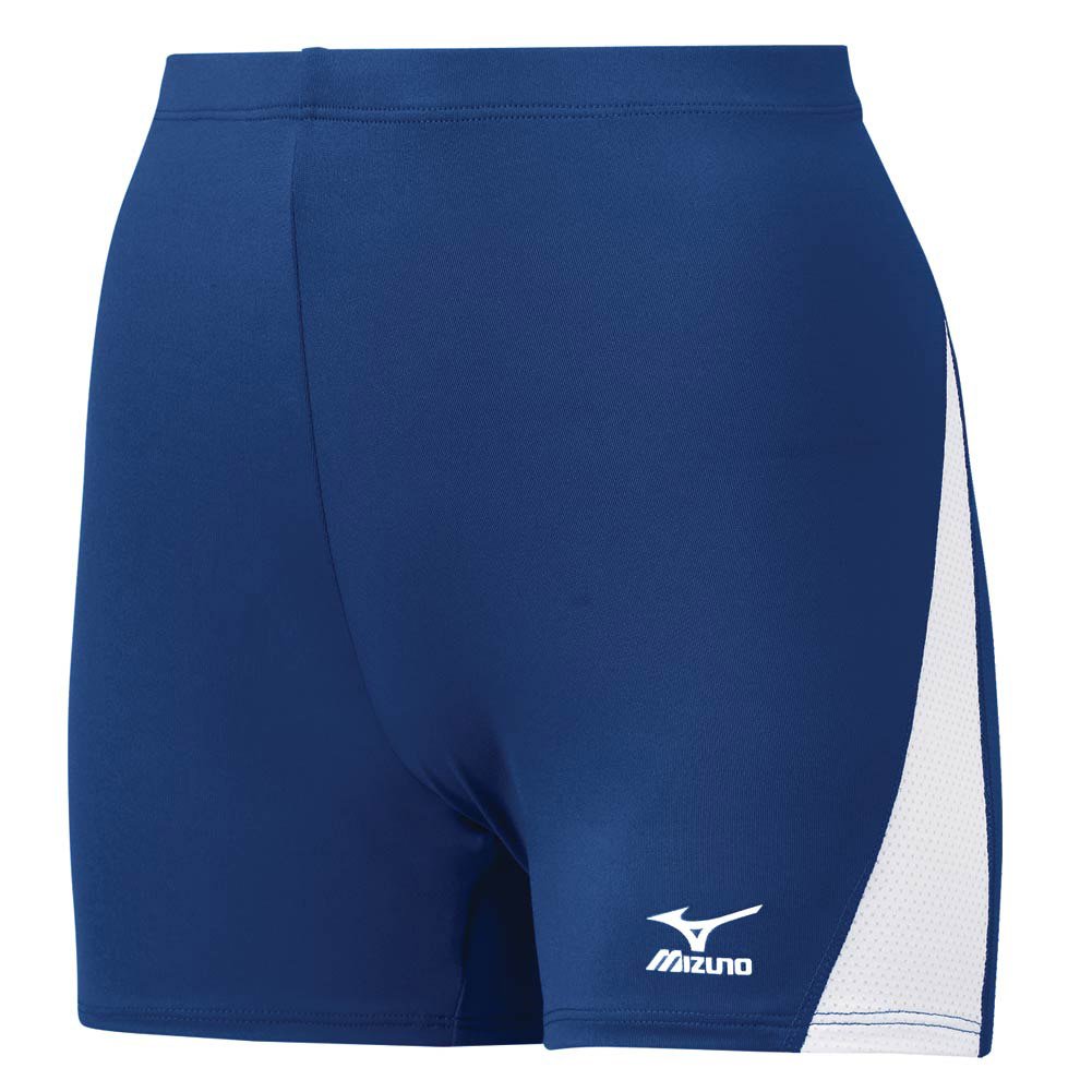 Mizuno 6 Panel Volleyball Short, Navy/White, Small