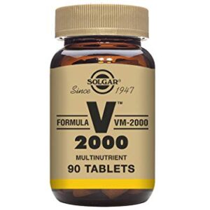 Solgar Formula VM-2000 (Multinutrient System), 90 Tablets - Premium Quality Multiple - Contains Zinc - Supports A Healthy Immune System - Vegan, Dairy Free, Kosher - 45 Servings