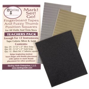 mark! set! go! instrument fingerboard tape: teacher pack