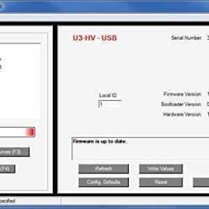 U3-HV USB DAQ Device with 4 Dedicated High-Voltage (±10V) Analog Inputs, 12 Flexible I/O for Analog and Digital Data Acquisition of Sensors, Controlling Relays, Automation and Timers