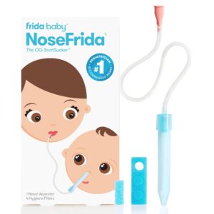 frida baby nosefrida snotsucker nasal aspirator for baby, baby nose sucker