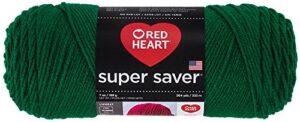 red heart e300 super saver economy yarn, paddy green