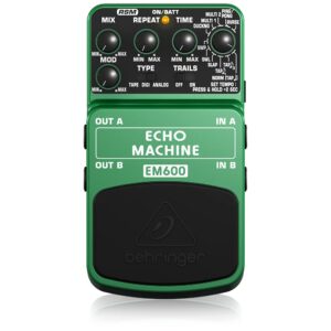 behringer echo machine em600 ultimate echo modeling effects pedal