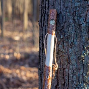 Hiking Walking Trekking Stick - Handcrafted Wooden Walking & Hiking Stick - Made in the USA by Brazos - Twisted Sassafras - 58 inches