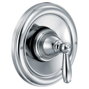 moen brantford chrome posi-temp pressure balancing traditional tub and shower lever handle, valve required, t2151