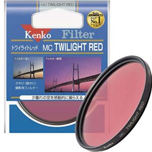 kenko 52mm twilight red multi-coated camera lens filters