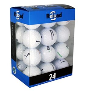 reload recycled golf balls (24-pack) of nike golf balls, white, one size