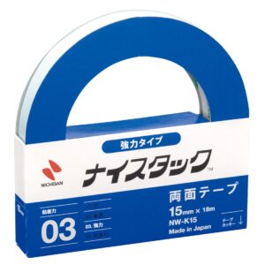 nichiban nicetack powerful type double-sided tape 15mm x 18m nw-k15 (japan import)