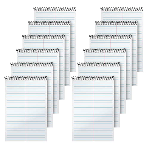 TOPS 74688 Second Nature Spiral Reporter/Steno Notebook, Gregg Rule, 6x9, WE, 80-Sheet, Carton of 72