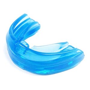 shock doctor mouth guard for braces, upper teeth protection, instant fit, adult & youth sizes