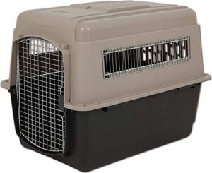 petmate ultra vari dog kennel for medium to large dogs (durable, heavy duty dog travel crate, made with recycled materials, 40 in. long) 70 to 90 lbs, made in usa