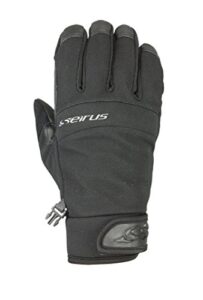 seirus innovation unisex ultralite spring glove, black, large