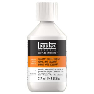 liquitex professional soluvar matt varnish, 237 ml