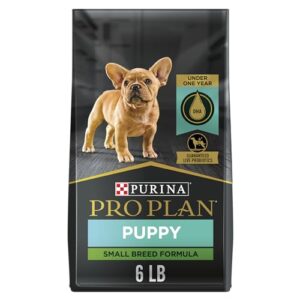 purina pro plan high protein small breed puppy food dha chicken & rice formula - 6 lb. bag