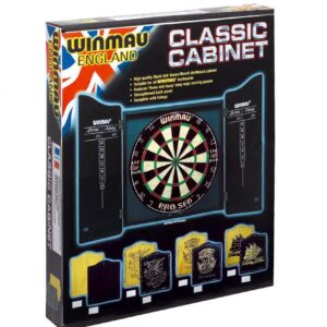 Winmau Plain Classic Dartboard Cabinet - Black