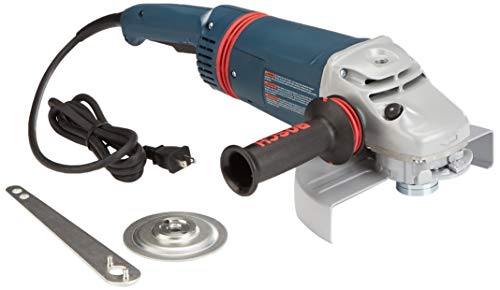 BOSCH 1893-6 9 Large Angle Grinder with Rat Tail Handle, Black,grey,green