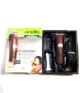 andis 23280 proclip super 2-speed detachable blade clipper, professional animal/dog grooming, burgundy, agc2