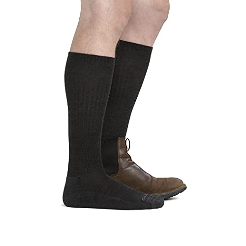 Darn Tough Standard Issue Mid Calf Light Cushion Sock - Men's Black Medium