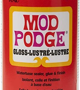 Mod Podge Gloss Sealer, Glue & Finish: All-in-One Craft Solution- Quick Dry, Easy Clean, for Wood, Paper, Fabric & More. Non-Toxic - Craft with Confidence, Made in USA, 32 oz., Pack of 1