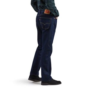 Levi's Men's 505 Regular Fit Jeans (Also Available in Big & Tall), Rinse-Dark Wash, 30W x 34L